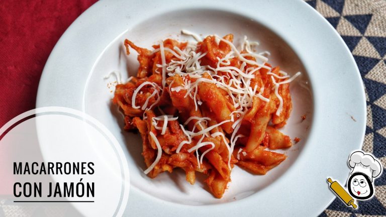 Macarrones con Jamón en Thermomix ® ~ Recet Fácil